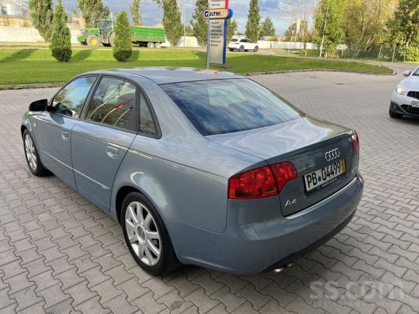 Zils Audi A4 2007 Jēkabpils, ar dzinēja tilpumu 2.00 L un nobraukumu 226 tūkst. km par 4500 €, foto 9 vietnē AUTOMOTO.COM.LV
