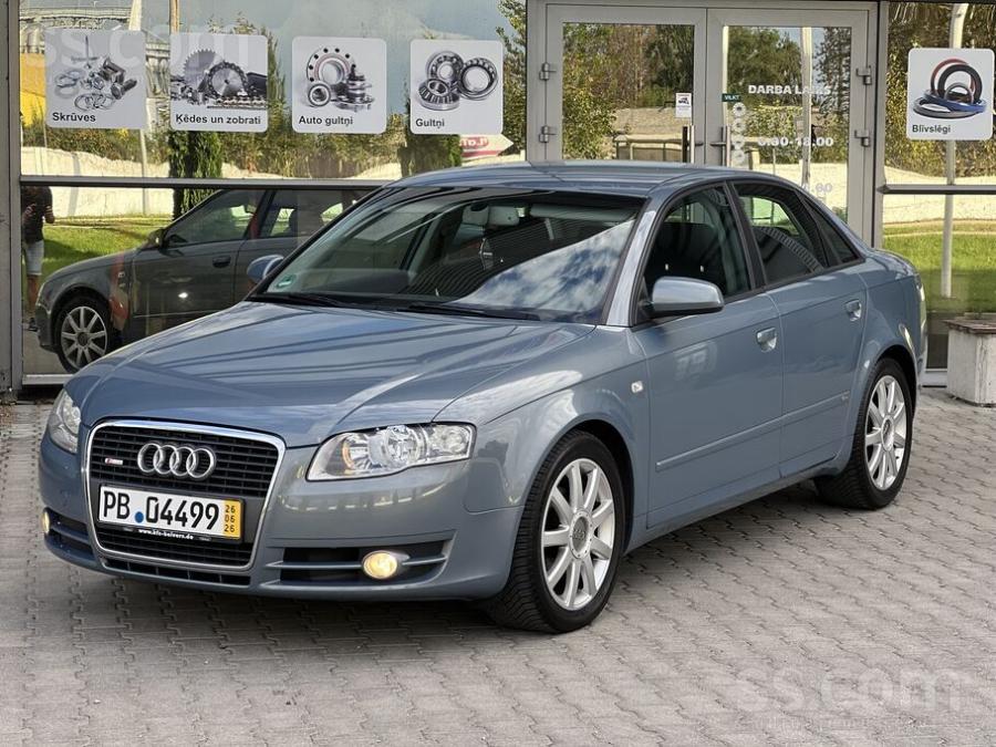 Blue Audi A4 2007 in Jekabpils, with an engine capacity of 2.00 L and mileage of 226 thousand km for 4500 €, photo 10 on AUTOMOTO.COM.LV