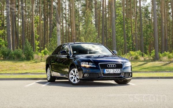 Blue Audi A4 2008 in Riga, with an engine capacity of 2.00 L and mileage of 323 thousand km for 3990 €, photo 2 on AUTOMOTO.COM.LV