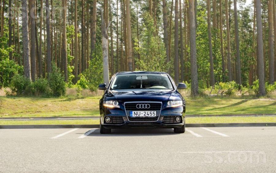 Zils Audi A4 2008 Rīga, ar dzinēja tilpumu 2.00 L un nobraukumu 323 tūkst. km par 3990 €, foto 3 vietnē AUTOMOTO.COM.LV