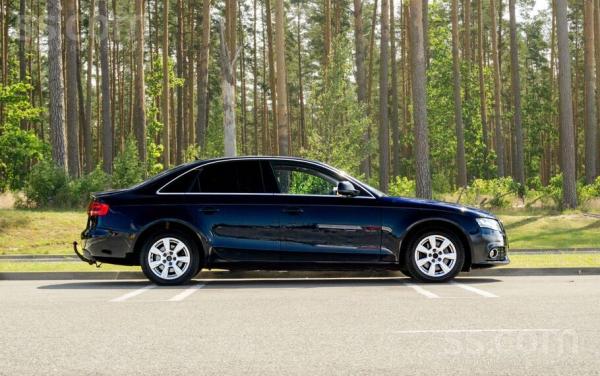 Blue Audi A4 2008 in Riga, with an engine capacity of 2.00 L and mileage of 323 thousand km for 3990 €, photo 8 on AUTOMOTO.COM.LV
