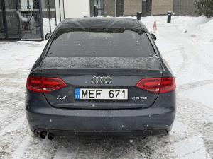 Blue Audi A4 2008 in Vilnius, with an engine capacity of 1.97 L and mileage of 308 thousand km for 3350 €, photo 6 on AUTOMOTO.COM.LV
