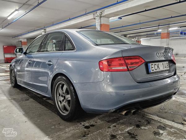 Blue Audi A4 2008 in Vilnius, with an engine capacity of 2.00 L and mileage of 146 thousand km for 4400 €, photo 7 on AUTOMOTO.COM.LV