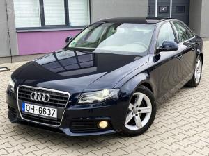 Zils Audi A4 2008 Rīga, ar dzinēja tilpumu 1.80 L un nobraukumu 227 tūkst. km par 5600 €, foto  vietnē AUTOMOTO.COM.LV