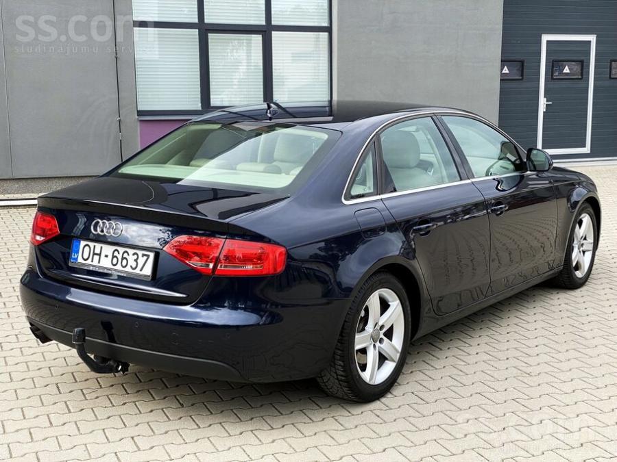 Blue Audi A4 2008 in Riga, with an engine capacity of 1.80 L and mileage of 227 thousand km for 5600 €, photo 8 on AUTOMOTO.COM.LV