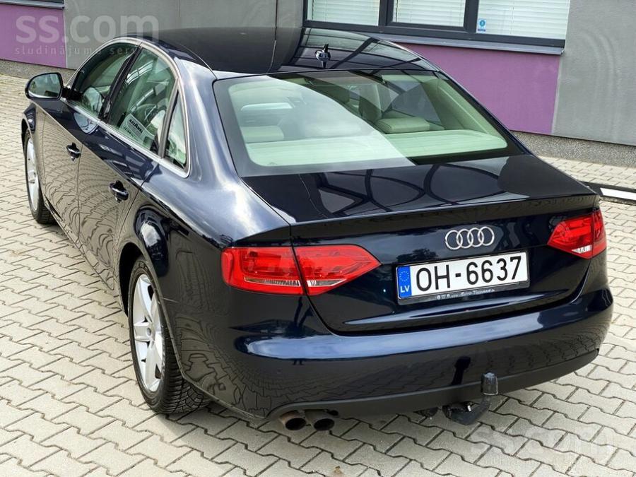 Blue Audi A4 2008 in Riga, with an engine capacity of 1.80 L and mileage of 227 thousand km for 5600 €, photo 9 on AUTOMOTO.COM.LV