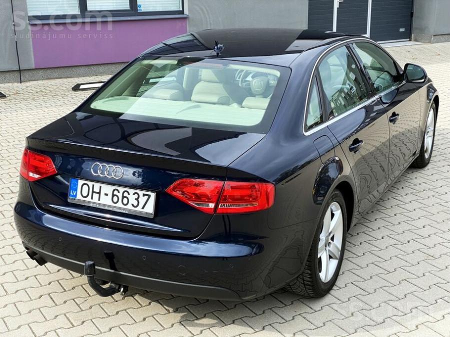 Blue Audi A4 2008 in Riga, with an engine capacity of 1.80 L and mileage of 227 thousand km for 5600 €, photo 10 on AUTOMOTO.COM.LV