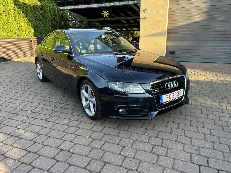 Blue Audi A4 2008 in Kaunas, with an engine capacity of 3.12 L and mileage of 199 thousand km for 4550 €, photo 1 on AUTOMOTO.COM.LV