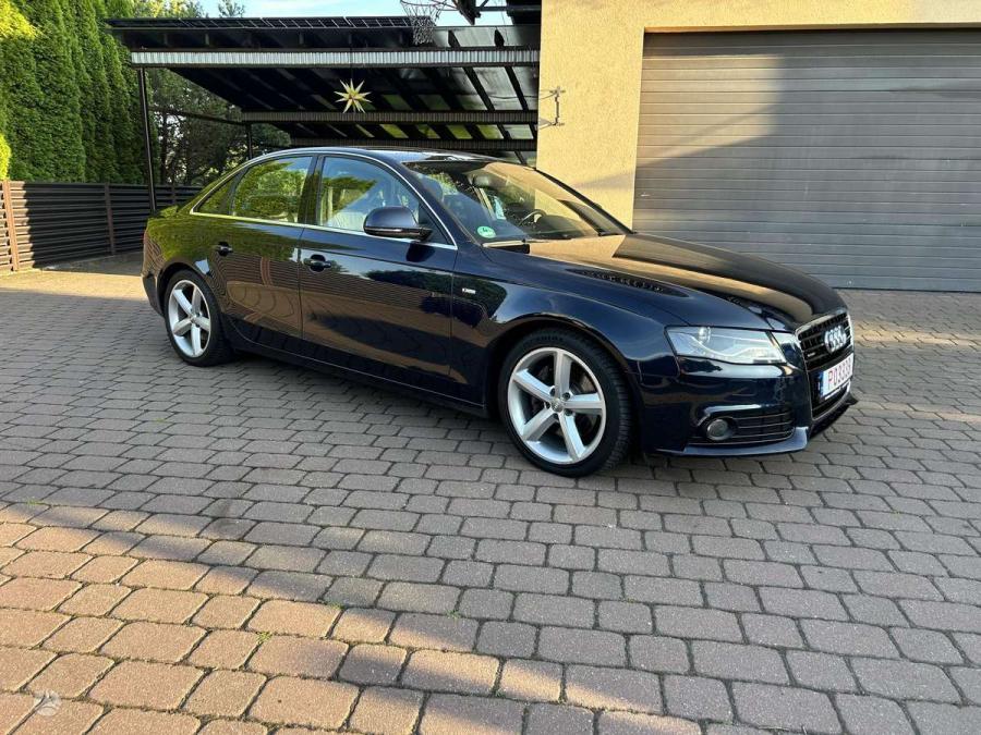 Blue Audi A4 2008 in Kaunas, with an engine capacity of 3.12 L and mileage of 199 thousand km for 4550 €, photo 8 on AUTOMOTO.COM.LV