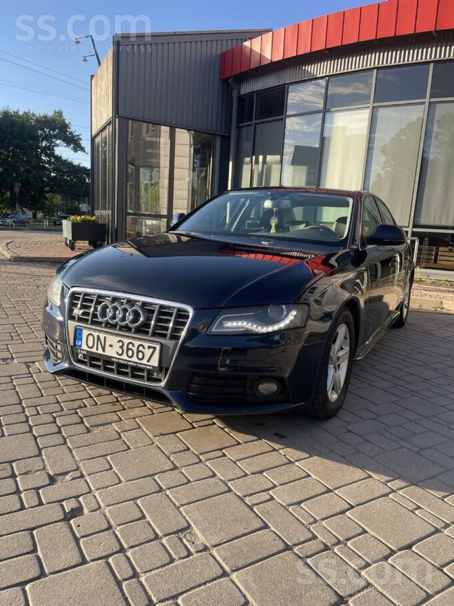Blue Audi A4 2008 in Riga, with an engine capacity of 2.70 L and mileage of 368 thousand km for 4300 €, photo 1 on AUTOMOTO.COM.LV