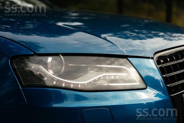 Blue Audi A4 2008 in Daugavpils, with an engine capacity of 2.00 L and mileage of 354 thousand km for 5400 €, photo 1 on AUTOMOTO.COM.LV
