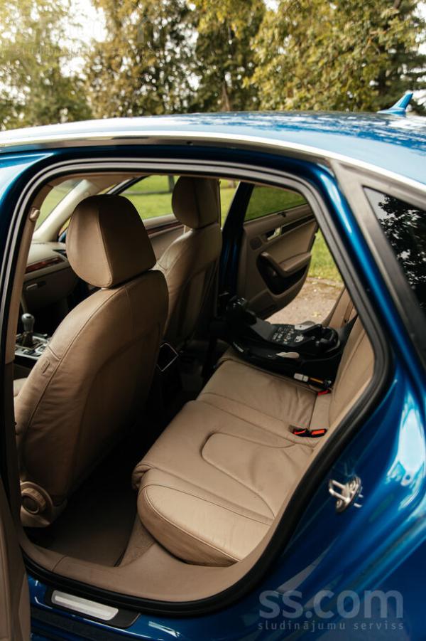 Blue Audi A4 2008 in Daugavpils, with an engine capacity of 2.00 L and mileage of 354 thousand km for 5400 €, photo 9 on AUTOMOTO.COM.LV