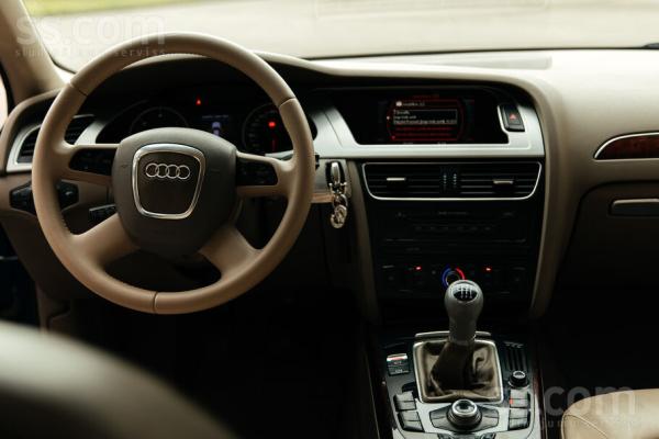 Blue Audi A4 2008 in Daugavpils, with an engine capacity of 2.00 L and mileage of 354 thousand km for 5400 €, photo 11 on AUTOMOTO.COM.LV