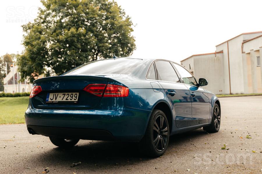 Blue Audi A4 2008 in Daugavpils, with an engine capacity of 2.00 L and mileage of 354 thousand km for 5400 €, photo 16 on AUTOMOTO.COM.LV