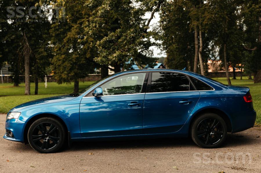 Blue Audi A4 2008 in Daugavpils, with an engine capacity of 2.00 L and mileage of 354 thousand km for 5400 €, photo 18 on AUTOMOTO.COM.LV