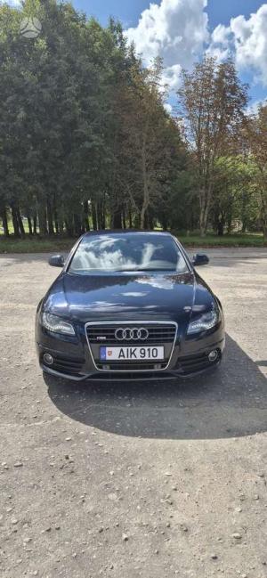 Zils Audi A4 2008 Kupiškis, ar dzinēja tilpumu 2.70 L un nobraukumu 249 tūkst. km par 4600 €, foto  vietnē AUTOMOTO.COM.LV