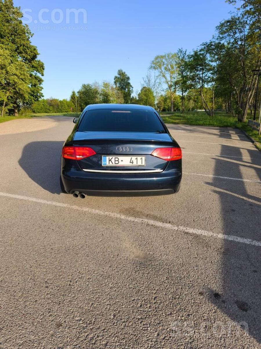 Zils Audi A4 2008 Kuldīga, ar dzinēja tilpumu 2.00 L un nobraukumu 243 tūkst. km par 4600 €, foto 6 vietnē AUTOMOTO.COM.LV
