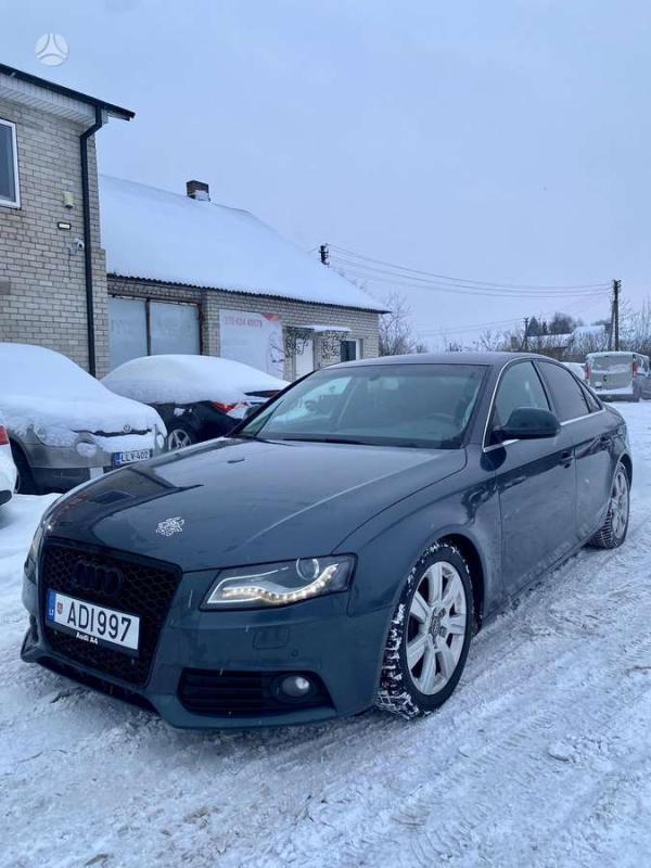 Blue Audi A4 2009 in Kelme, with an engine capacity of 2.70 L and mileage of 360 thousand km for 4450 €, photo 3 on AUTOMOTO.COM.LV