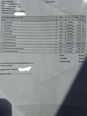 Zils Audi A4 2009 Viļņa, ar dzinēja tilpumu 1.97 L un nobraukumu 349 tūkst. km par 3950 €, foto 15 vietnē AUTOMOTO.COM.LV
