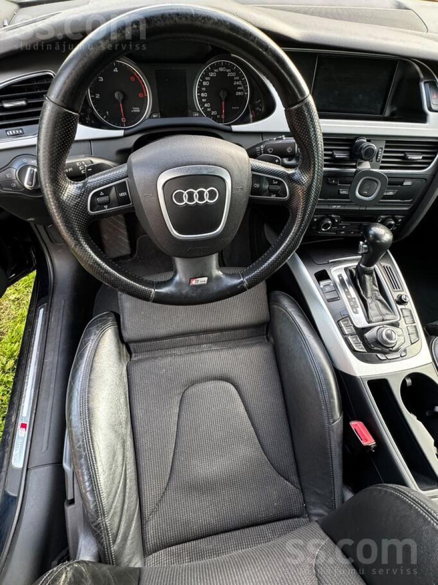 Blue Audi A4 2009 in Riga, with an engine capacity of 2.00 L and mileage of 233 thousand km for 5200 €, photo 7 on AUTOMOTO.COM.LV