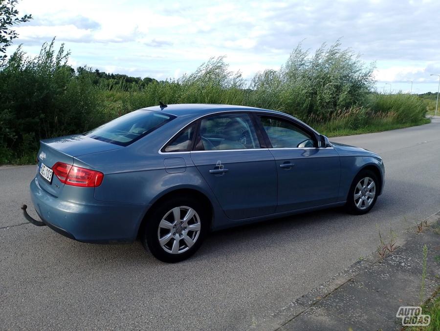Blue Audi A4 2009 in Vilnius, with an engine capacity of 2.00 L and mileage of 418 thousand km for 2550 €, photo 10 on AUTOMOTO.COM.LV