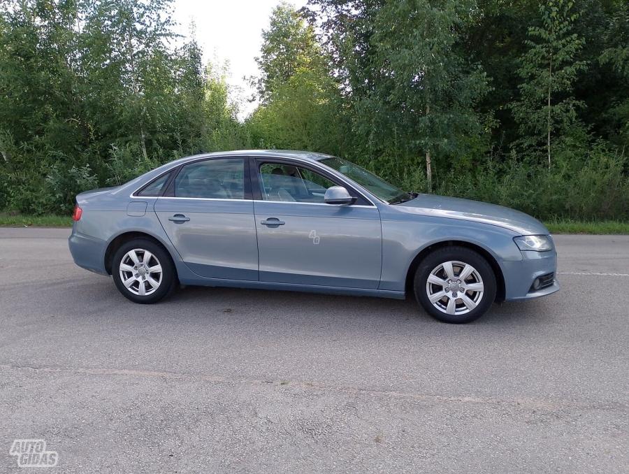 Blue Audi A4 2009 in Vilnius, with an engine capacity of 2.00 L and mileage of 418 thousand km for 2550 €, photo 12 on AUTOMOTO.COM.LV