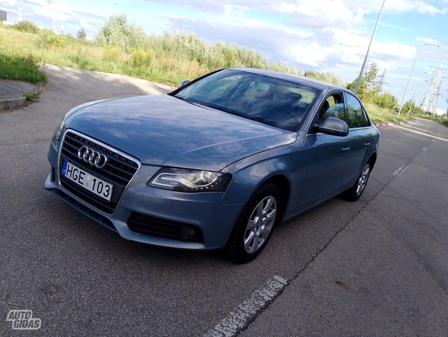 Blue Audi A4 2009 in Vilnius, with an engine capacity of 2.00 L and mileage of 418 thousand km for 2550 €, photo 17 on AUTOMOTO.COM.LV