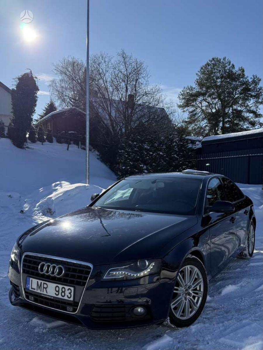 Blue Audi A4 2010 in Kaunas, with an engine capacity of 1.97 L and mileage of 230 thousand km for 7700 €, photo 1 on AUTOMOTO.COM.LV