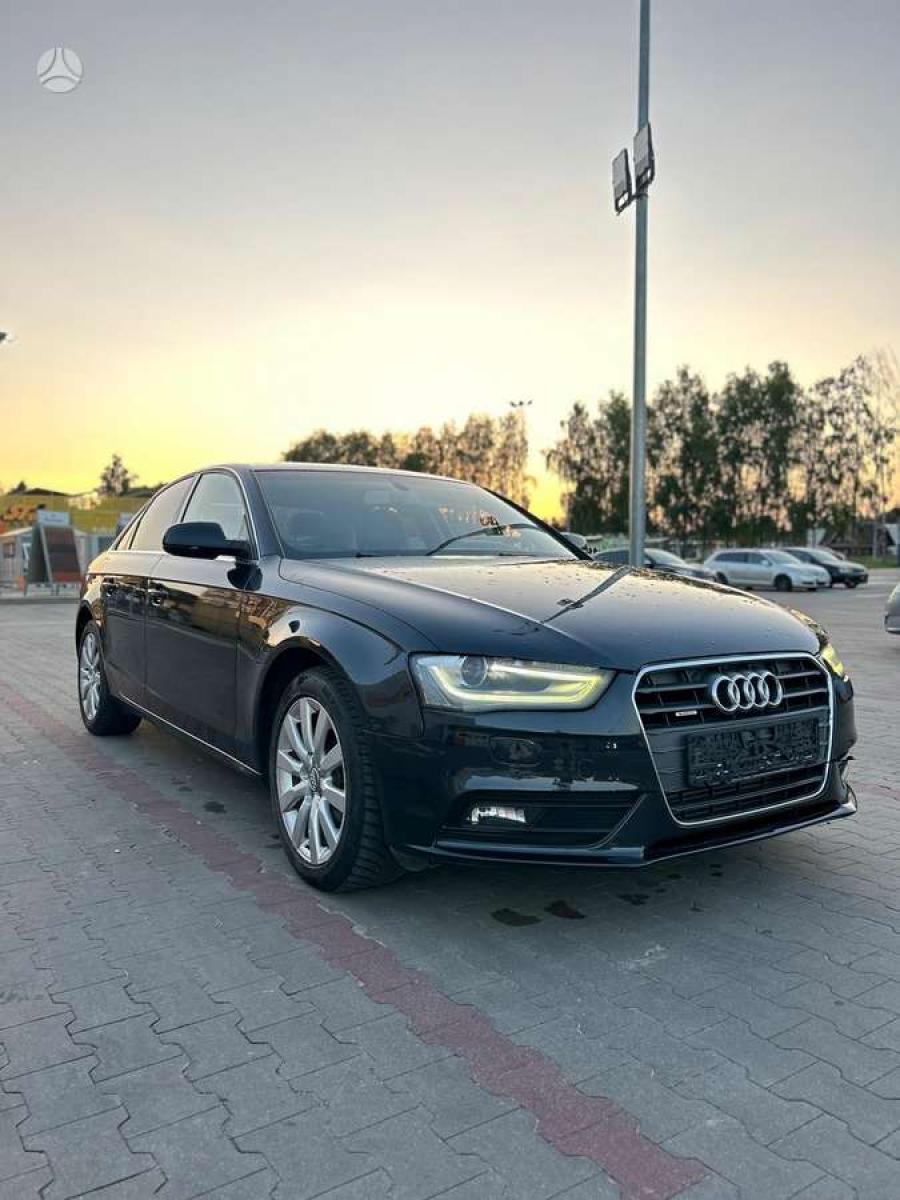 Blue Audi A4 2013 in Vilnius, with an engine capacity of 1.98 L and mileage of 136 thousand km for 9100 €, photo 3 on AUTOMOTO.COM.LV
