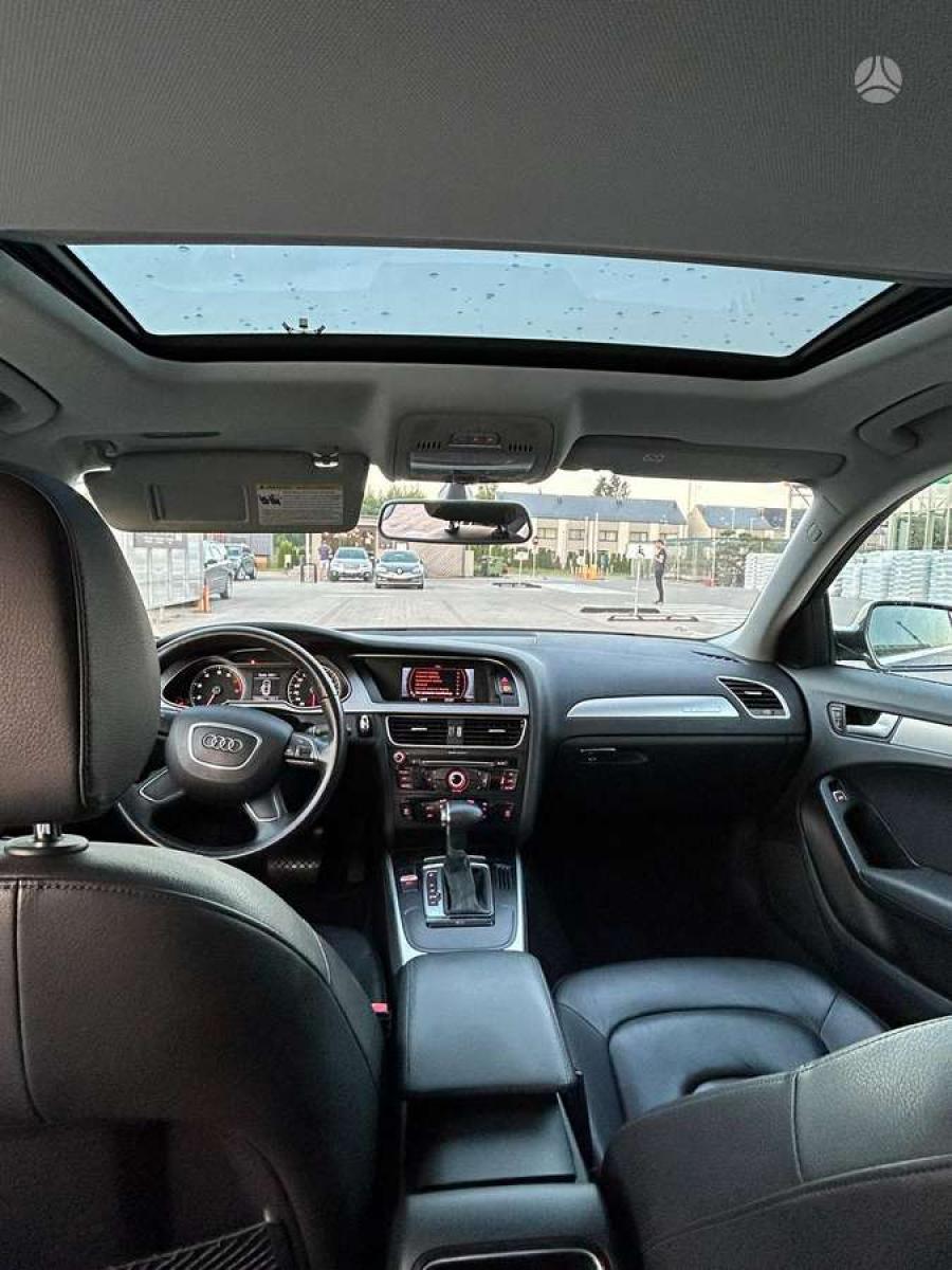Blue Audi A4 2013 in Vilnius, with an engine capacity of 1.98 L and mileage of 136 thousand km for 9100 €, photo 6 on AUTOMOTO.COM.LV