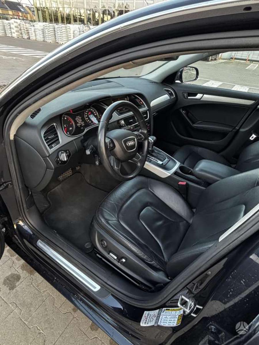Blue Audi A4 2013 in Vilnius, with an engine capacity of 1.98 L and mileage of 136 thousand km for 9100 €, photo 9 on AUTOMOTO.COM.LV