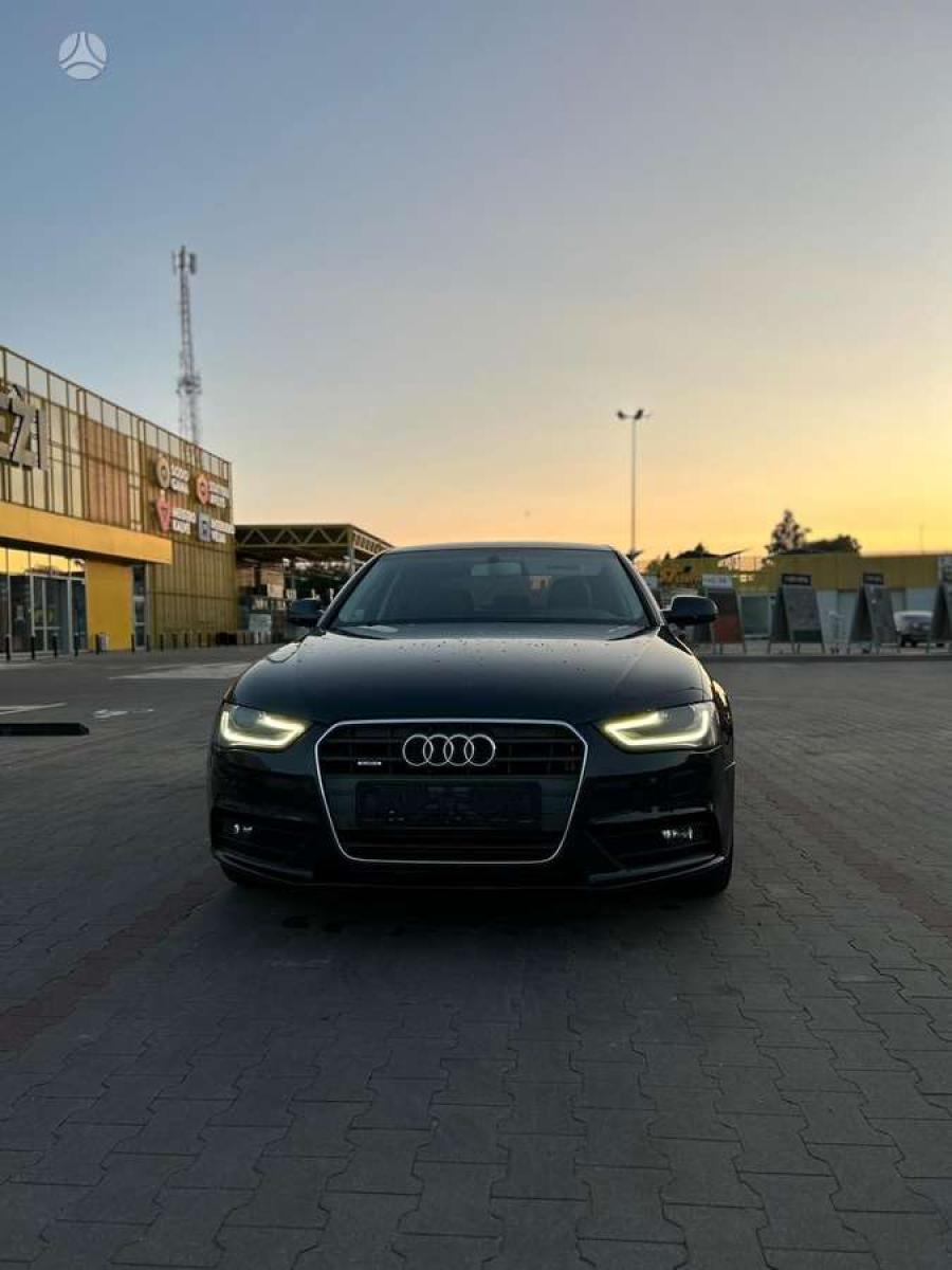 Blue Audi A4 2013 in Vilnius, with an engine capacity of 1.98 L and mileage of 136 thousand km for 9100 €, photo 12 on AUTOMOTO.COM.LV