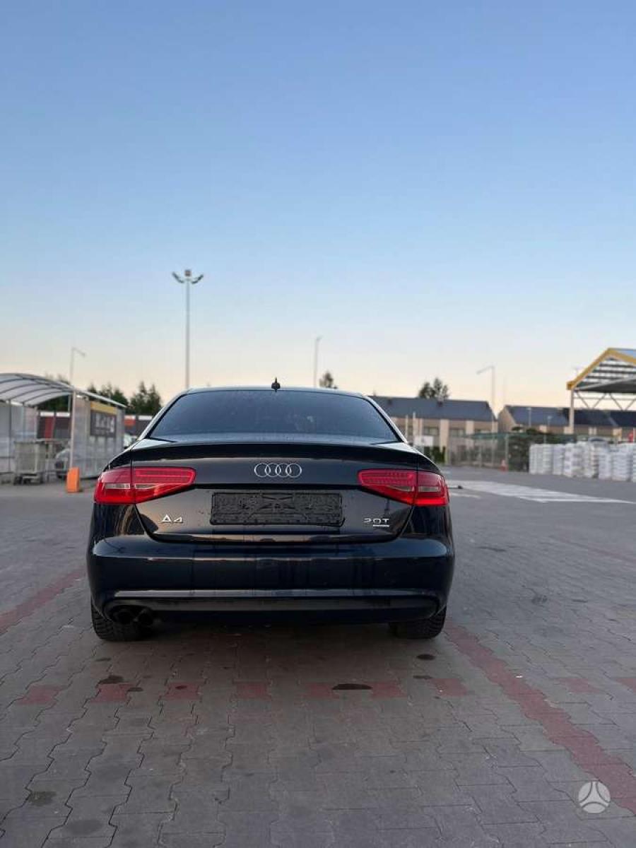Blue Audi A4 2013 in Vilnius, with an engine capacity of 1.98 L and mileage of 136 thousand km for 9100 €, photo 13 on AUTOMOTO.COM.LV