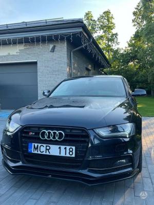 Zils Audi A4 2014 Viļņa, ar dzinēja tilpumu 1.98 L un nobraukumu 185 tūkst. km par 9600 €, foto  vietnē AUTOMOTO.COM.LV