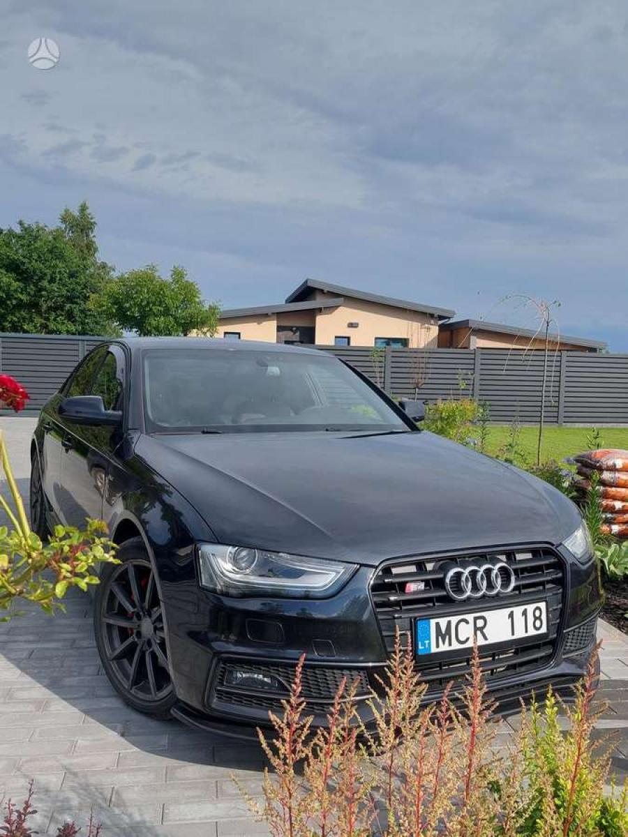 Blue Audi A4 2014 in Vilnius, with an engine capacity of 1.98 L and mileage of 185 thousand km for 9600 €, photo 4 on AUTOMOTO.COM.LV