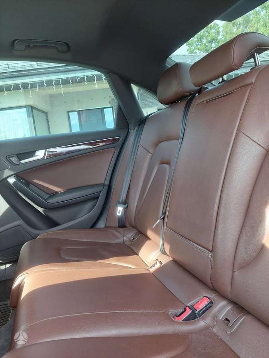 Blue Audi A4 2014 in Vilnius, with an engine capacity of 1.98 L and mileage of 185 thousand km for 9600 €, photo 13 on AUTOMOTO.COM.LV