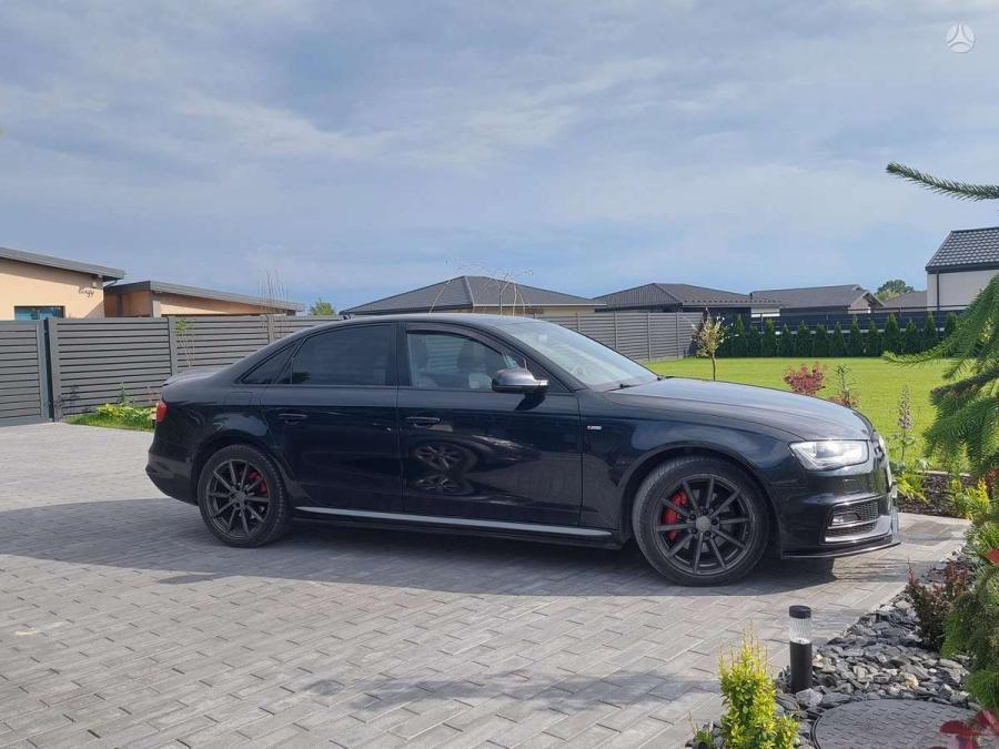 Blue Audi A4 2014 in Vilnius, with an engine capacity of 1.98 L and mileage of 185 thousand km for 9600 €, photo 30 on AUTOMOTO.COM.LV