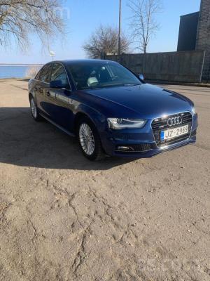 Zils Audi A4 2015 Liepāja, ar dzinēja tilpumu 2.00 L un nobraukumu 103 tūkst. km par 15500 €, foto  vietnē AUTOMOTO.COM.LV