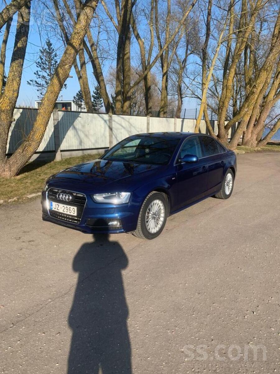 Zils Audi A4 2015 Liepāja, ar dzinēja tilpumu 2.00 L un nobraukumu 103 tūkst. km par 15500 €, foto 5 vietnē AUTOMOTO.COM.LV