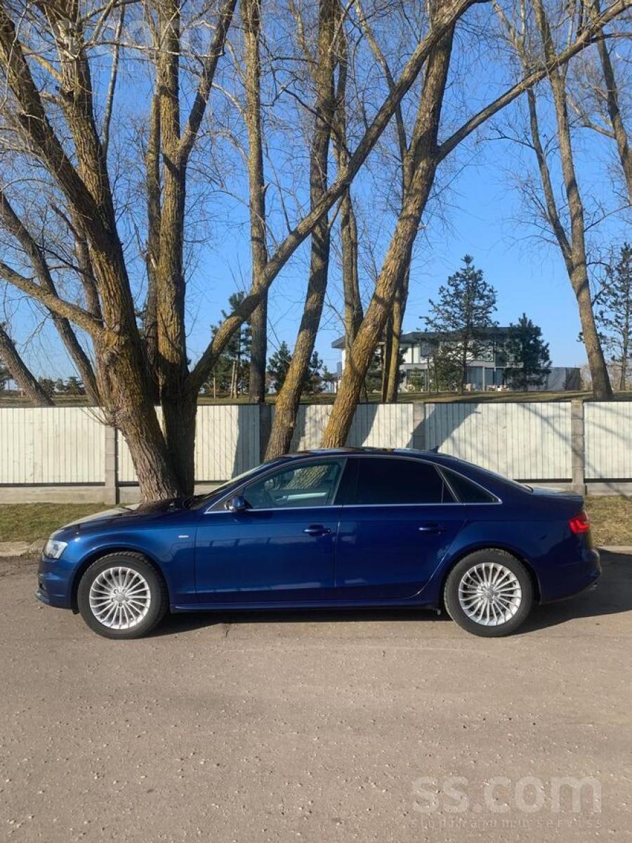 Zils Audi A4 2015 Liepāja, ar dzinēja tilpumu 2.00 L un nobraukumu 103 tūkst. km par 15500 €, foto 10 vietnē AUTOMOTO.COM.LV