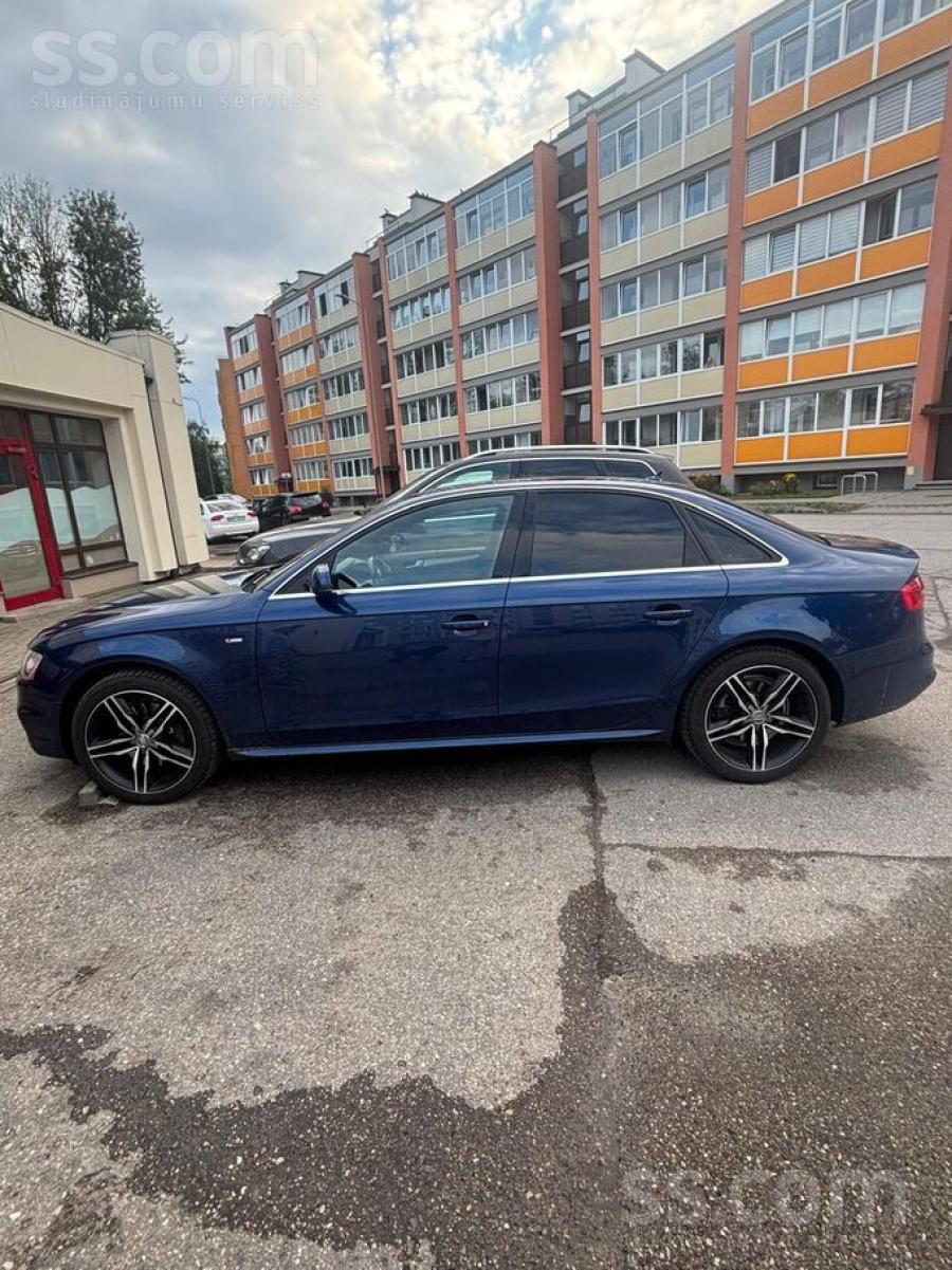 Zils Audi A4 2015 Liepāja, ar dzinēja tilpumu 2.00 L un nobraukumu 103 tūkst. km par 15500 €, foto 14 vietnē AUTOMOTO.COM.LV