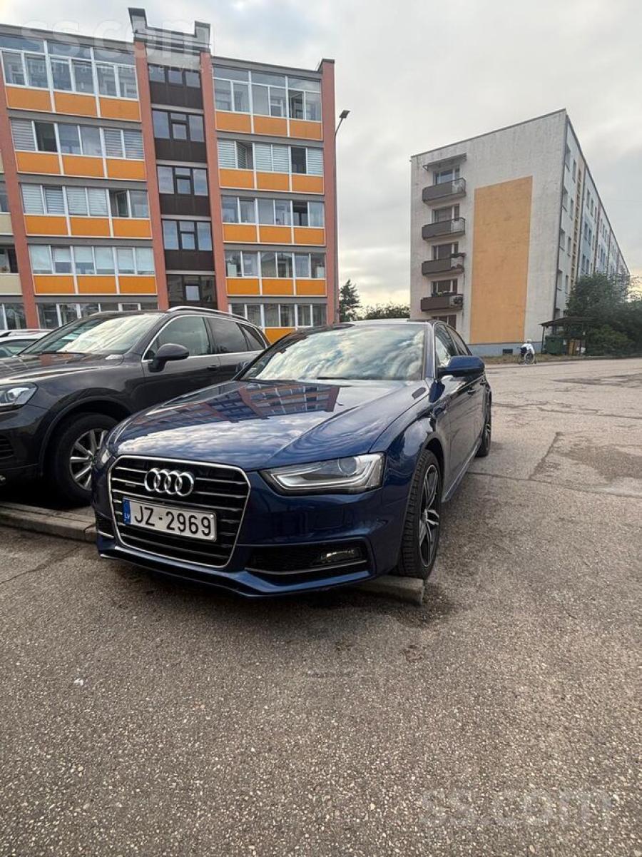 Zils Audi A4 2015 Liepāja, ar dzinēja tilpumu 2.00 L un nobraukumu 103 tūkst. km par 15500 €, foto 15 vietnē AUTOMOTO.COM.LV