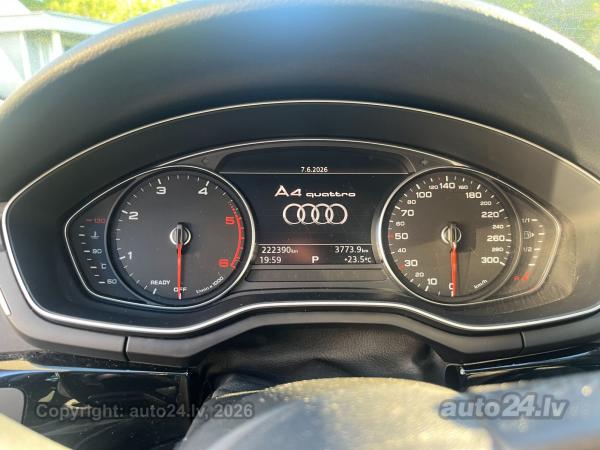 Blue Audi A4 2016 in Tallinn, with an engine capacity of 2.00 L and mileage of 223 thousand km for 11500 €, photo 9 on AUTOMOTO.COM.LV