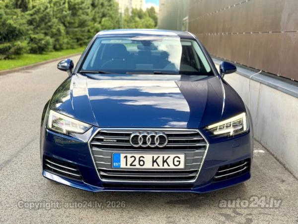 Blue Audi A4 2016 in Tallinn, with an engine capacity of 2.00 L and mileage of 223 thousand km for 15500 €, photo 2 on AUTOMOTO.COM.LV