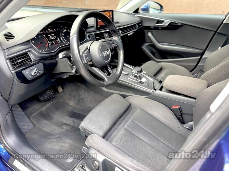 Blue Audi A4 2016 in Tallinn, with an engine capacity of 2.00 L and mileage of 223 thousand km for 15500 €, photo 9 on AUTOMOTO.COM.LV