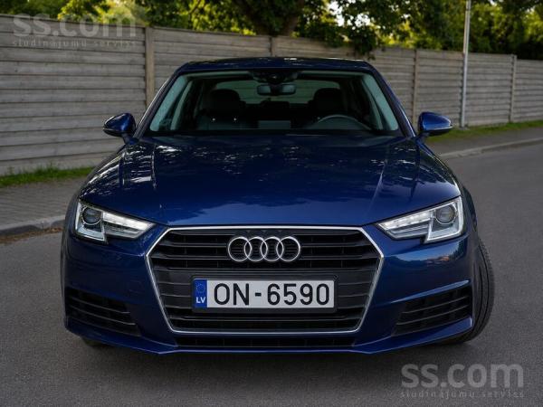Blue Audi A4 2016 in Jelgava, with an engine capacity of 1.40 L and mileage of 215 thousand km for 11200 €, photo 1 on AUTOMOTO.COM.LV