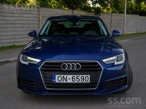 Zils Audi A4 2016 Jelgava, ar dzinēja tilpumu 1.40 L un nobraukumu 215 tūkst. km par 11200 €, foto  vietnē AUTOMOTO.COM.LV