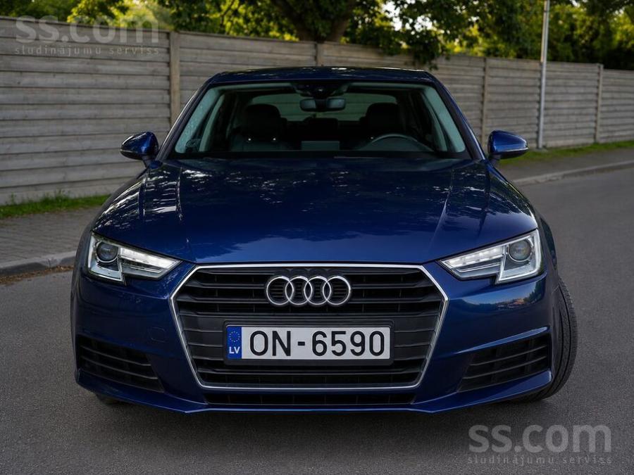 Blue Audi A4 2016 in Jelgava, with an engine capacity of 1.40 L and mileage of 215 thousand km for 11200 €, photo 1 on AUTOMOTO.COM.LV