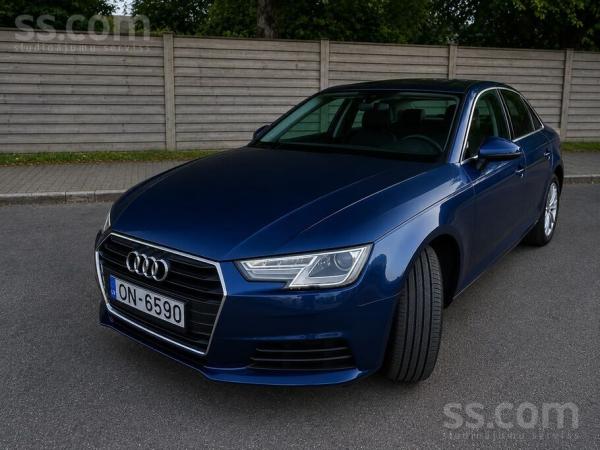 Blue Audi A4 2016 in Jelgava, with an engine capacity of 1.40 L and mileage of 215 thousand km for 11200 €, photo 2 on AUTOMOTO.COM.LV
