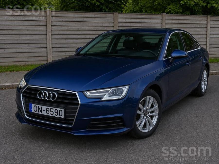 Blue Audi A4 2016 in Jelgava, with an engine capacity of 1.40 L and mileage of 215 thousand km for 11200 €, photo 4 on AUTOMOTO.COM.LV